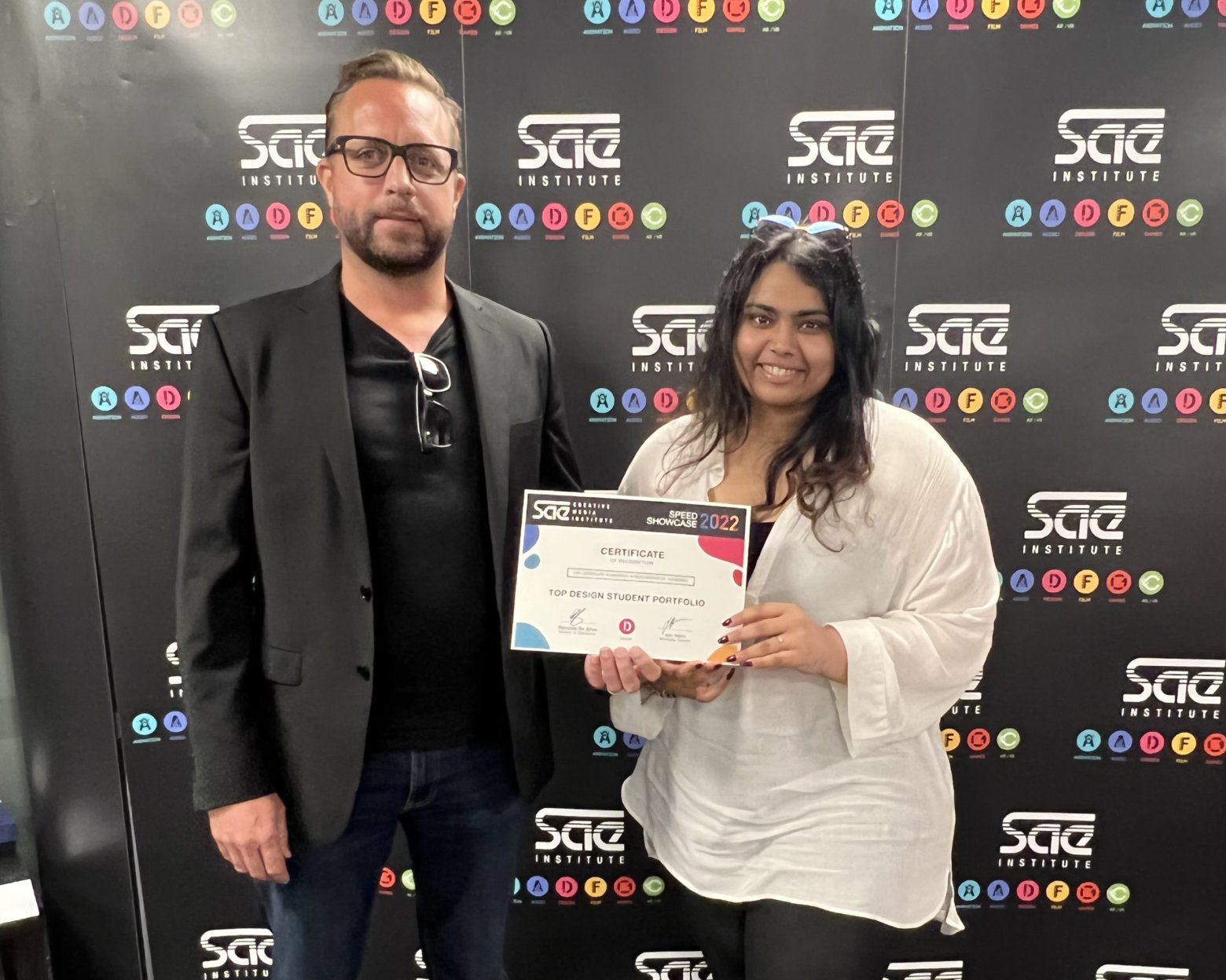 SAE Dubai's first ever Speed Portfolio Night Showcase 2022