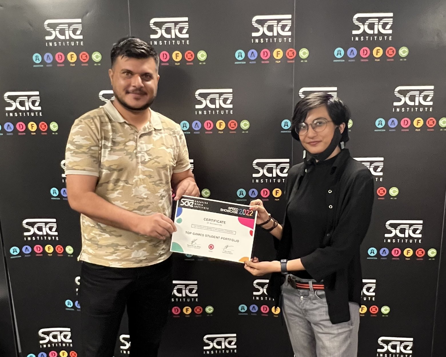 SAE Dubai's first ever Speed Portfolio Night Showcase 2022