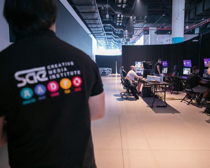 SAE Dubai team attending the BLAST Premier Gaming Competition