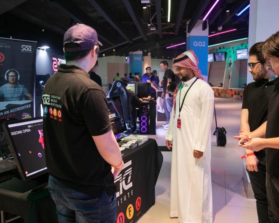 SAE Dubai team attending the BLAST Premier Gaming Competition